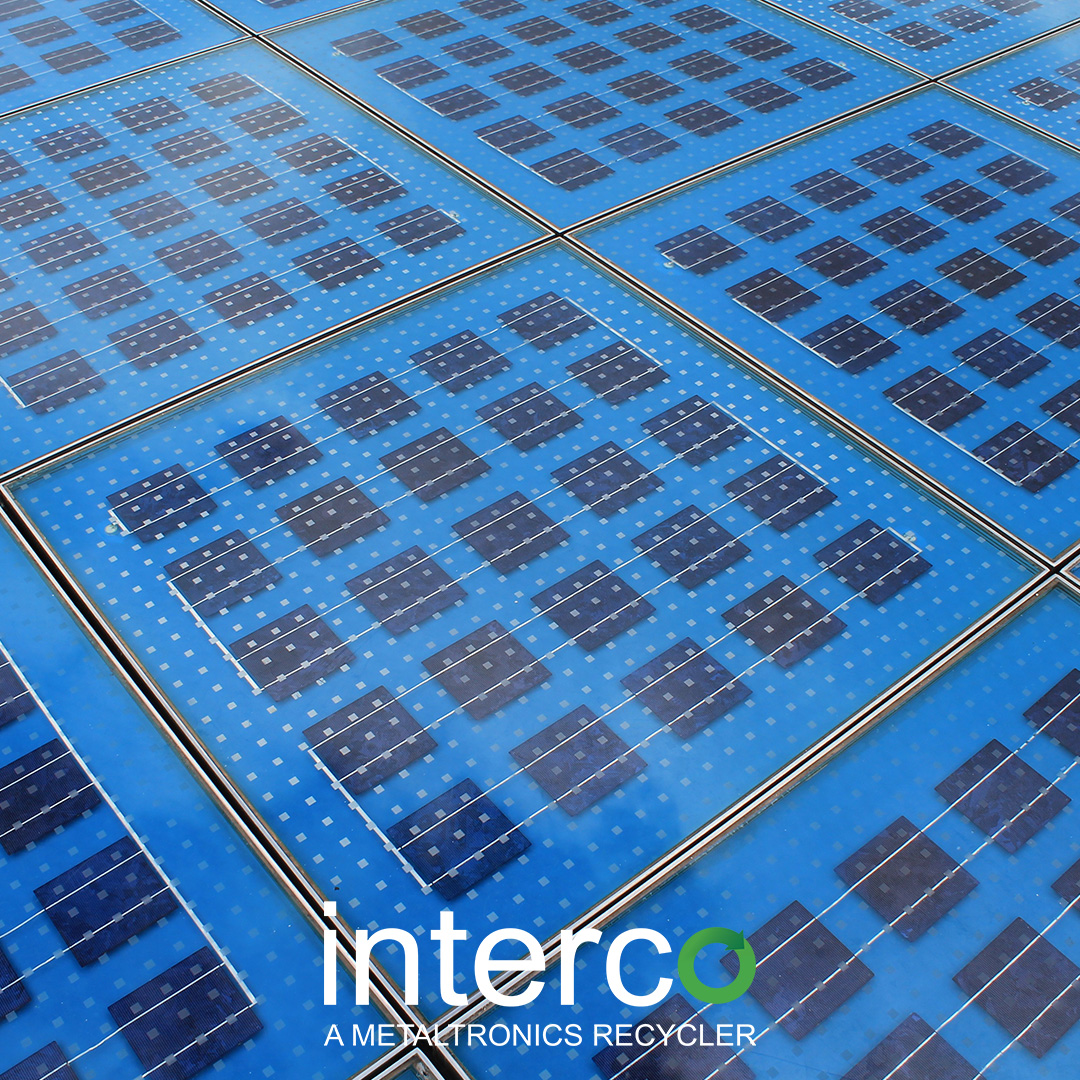 Certified Scrap PV Solar Panel Modules Recycler - Interco