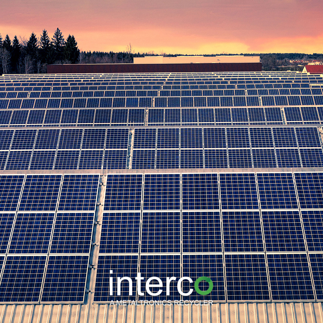 Companies that Recycle Scrap PV Solar Panel Modules - Interco